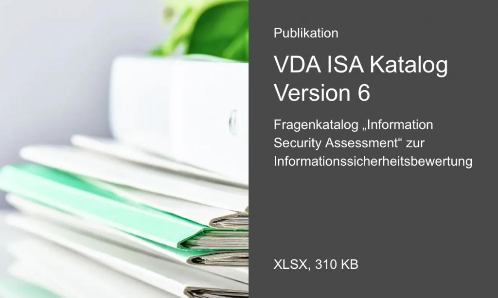 VDA ISA 6 - Verbindliche Anforderungen ab Januar 2024 - Byght - ISO ...